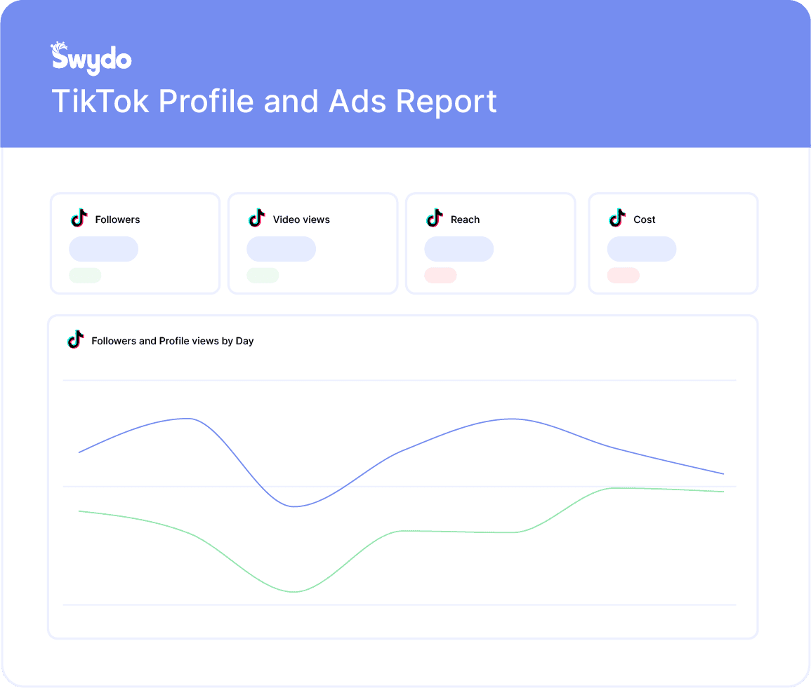 TikTok Ads Report - Swydo