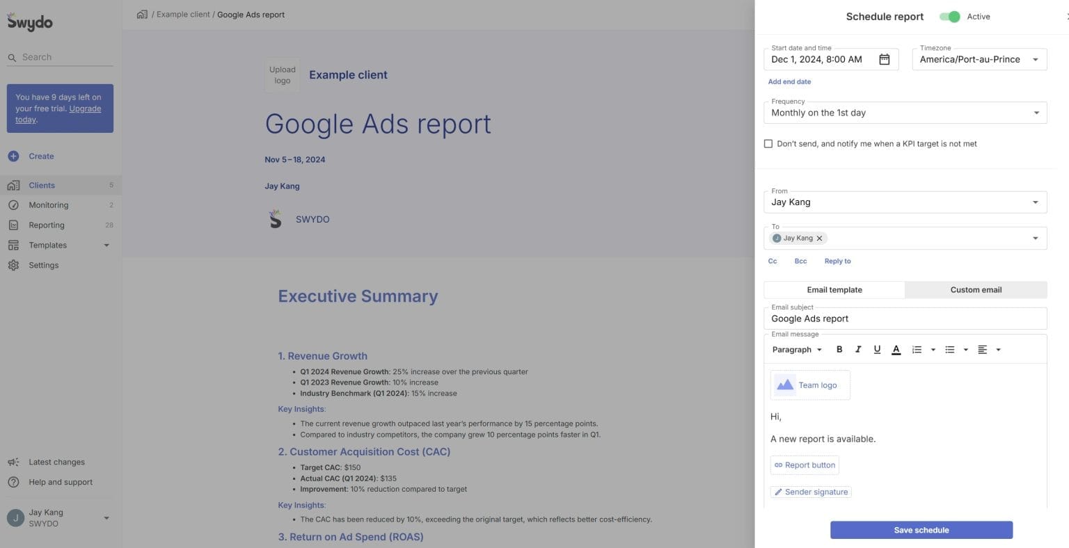 What to Include In KPI Reports & How to Create Them Effectively - Swydo