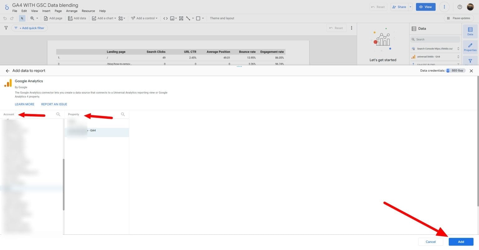 How to Blend Data in Looker Studio for Marketing Agencies (GA4 + GSC Example) - Swydo