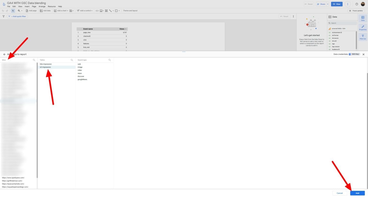 How to Blend Data in Looker Studio for Marketing Agencies (GA4 + GSC Example) - Swydo
