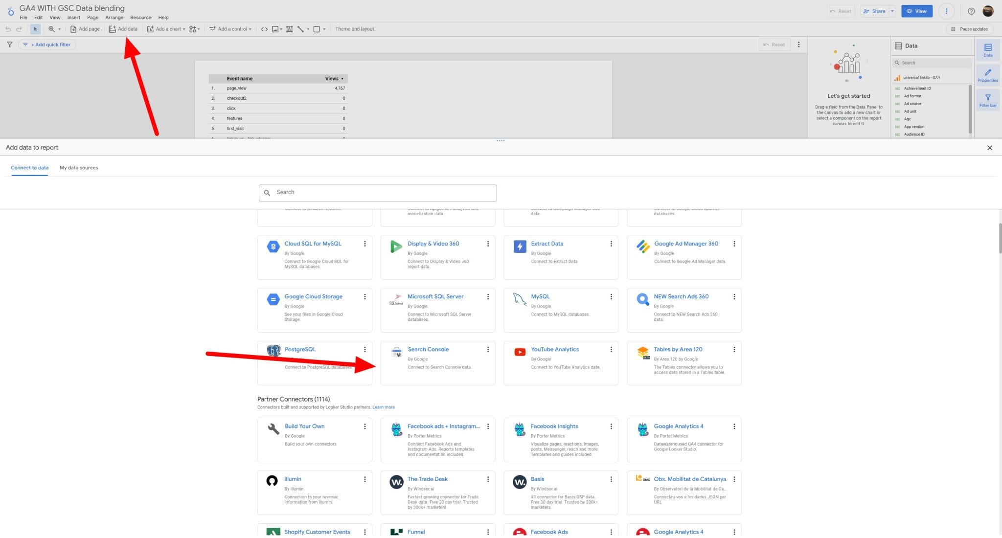 How to Blend Data in Looker Studio for Marketing Agencies (GA4 + GSC Example) - Swydo