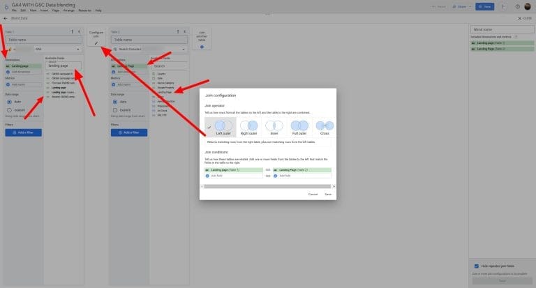 How to Blend Data in Looker Studio for Marketing Agencies (GA4 + GSC Example) - Swydo