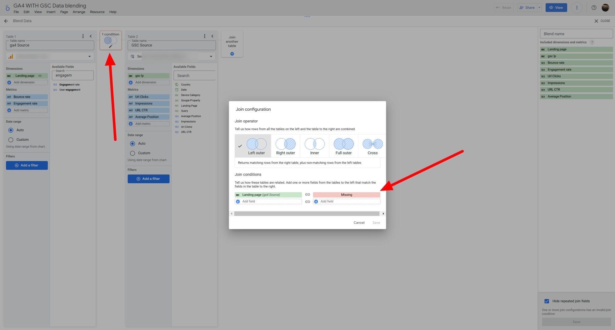How to Blend Data in Looker Studio for Marketing Agencies (GA4 + GSC ...