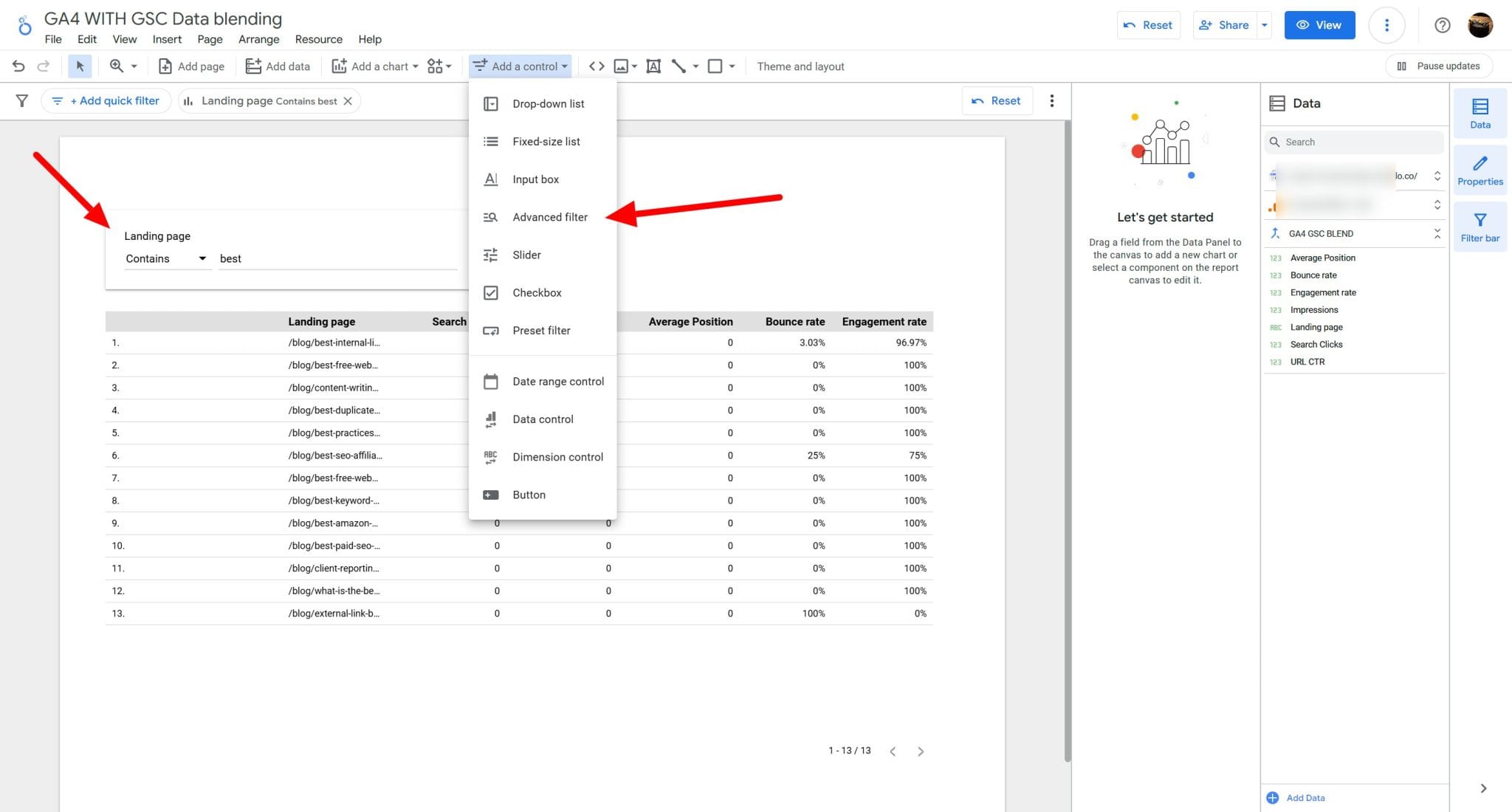 How to Blend Data in Looker Studio for Marketing Agencies (GA4 + GSC ...