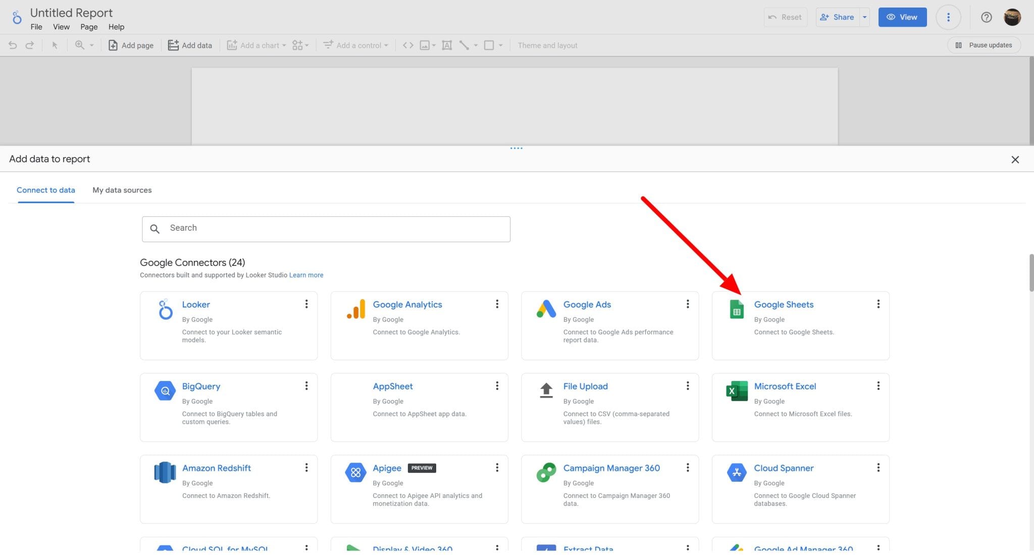 How to Create Looker Studio Reports from Google Sheets Data - Swydo