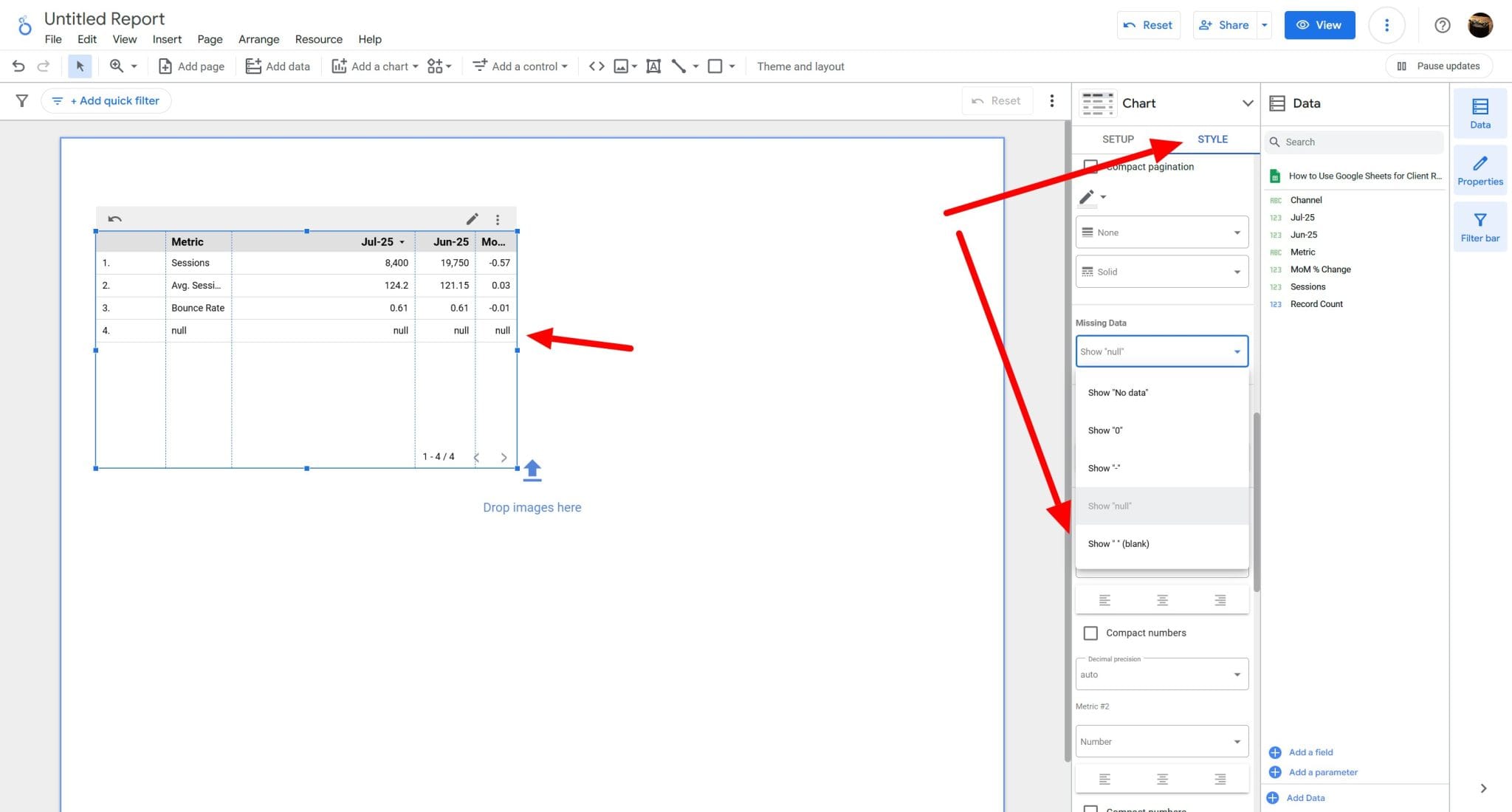 How to Create Looker Studio Reports from Google Sheets Data - Swydo